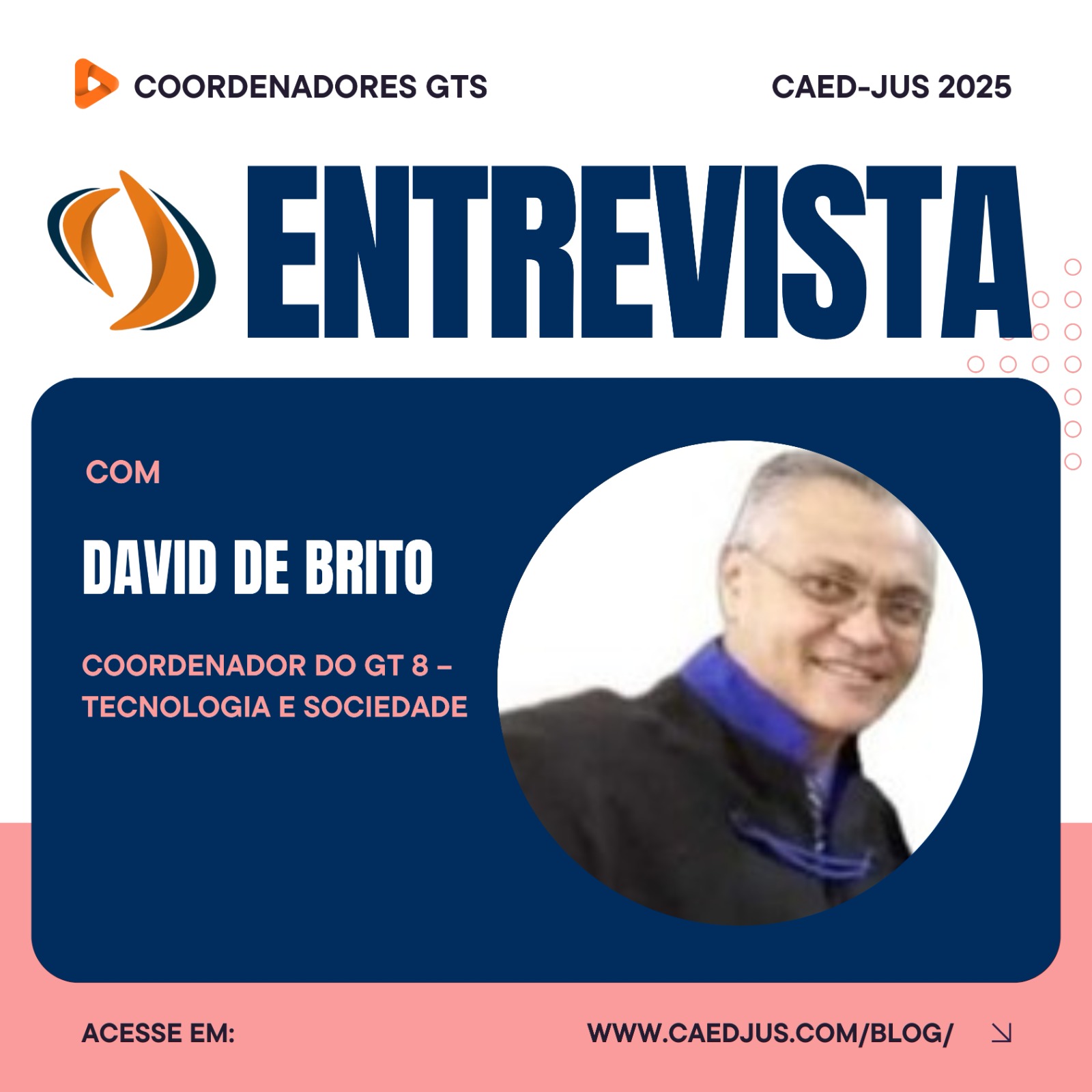 Entrevista com David de Brito–Coordenador GT 8 – TECNOLOGIA E SOCIEDADE ...
