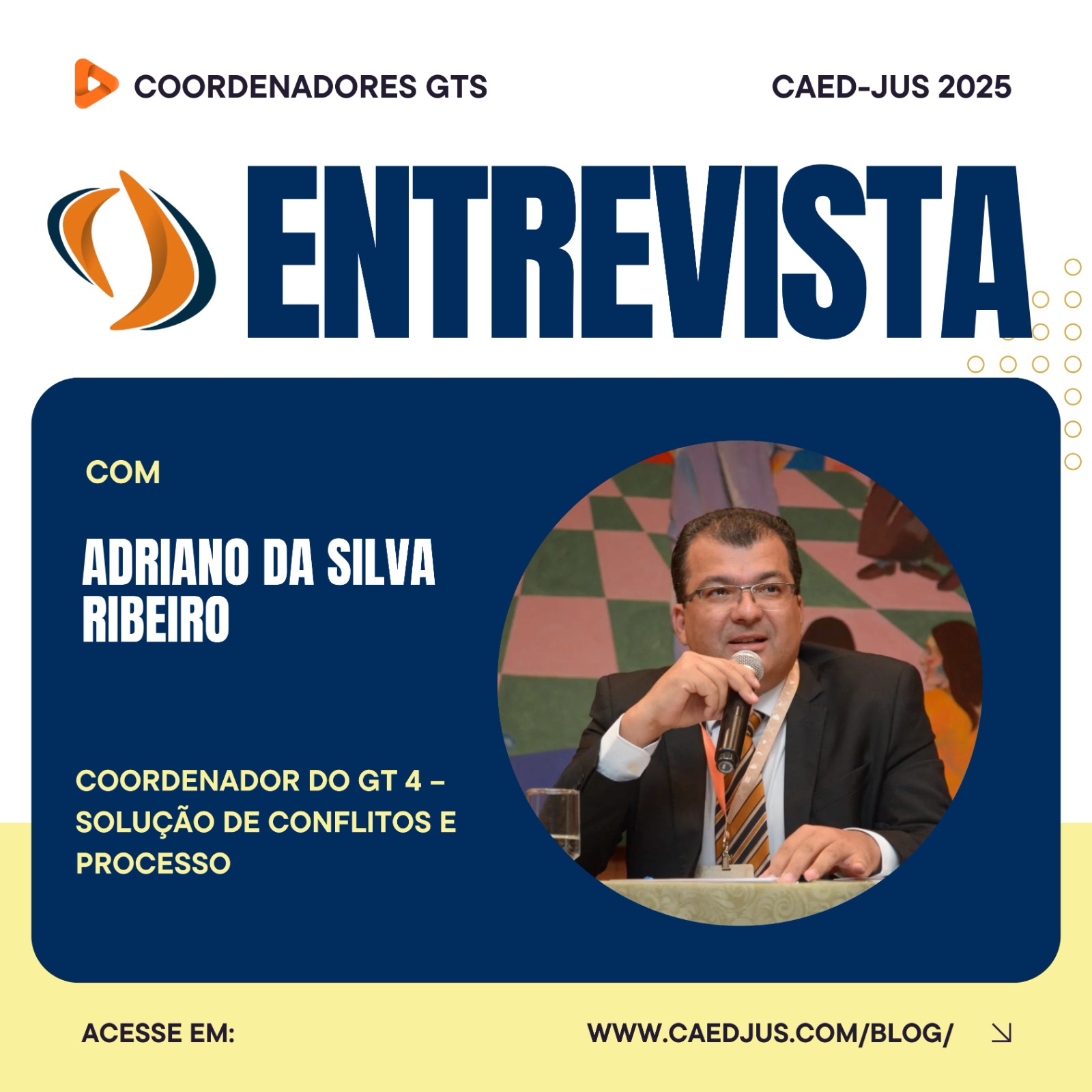 Entrevista Com Adriano Da Silva Ribeirocoordenador Do Gt 4 SoluÇÃo 5835
